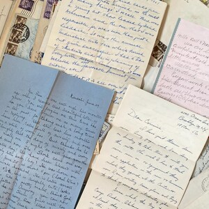 Vintage Letters Personal Handwritten/typed Documents. Stamped Envelopes ...