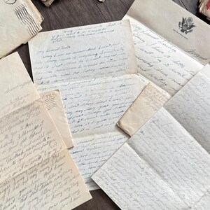WW2 Love Letters and Handwritten Documents. Stamped Envelopes. American ...