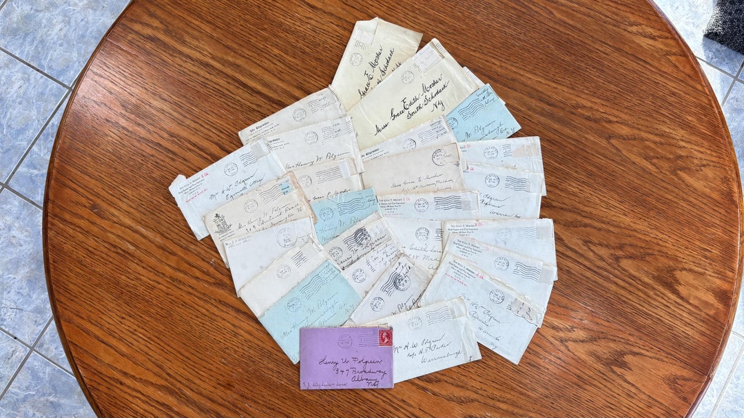 Vintage Letters- 1900-1919 Lower Grade Antique Personal Handwritten ...