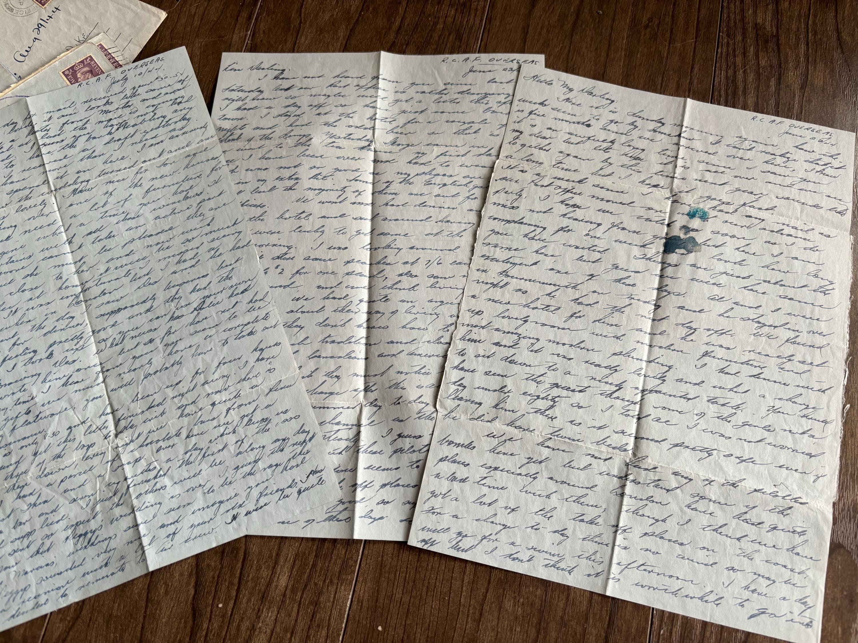 WW2 Letters + Buttons) -antique/ Vintage Sweethearts. Personal ...