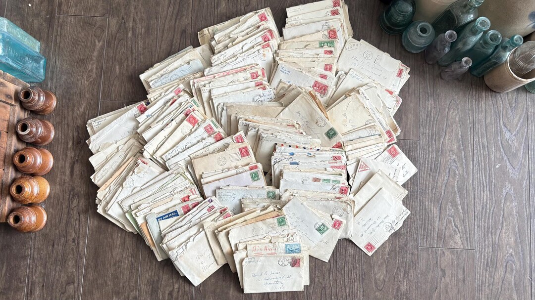 Vintage Pre 1920s-1940s Personal Letters. Handwritten/typed Documents ...