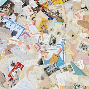 Mixed Ephemera Lots! Letterheads-vintage Paper Ephemera/scrapbooking ...