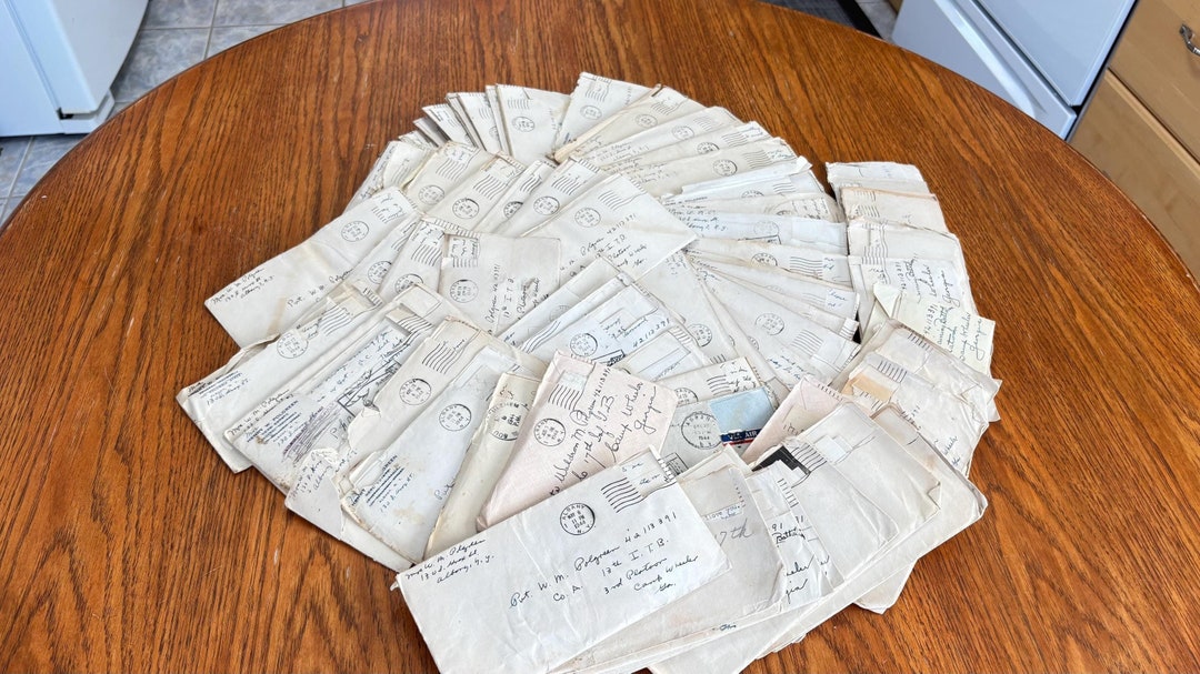 Ww2 Letters Husband/wife. Antique/vintage Personal Handwritten ...
