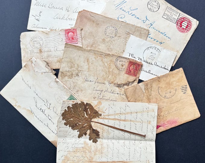 1900s Letter Lot!- Antique Personal Handwritten Documents. Vintage ...