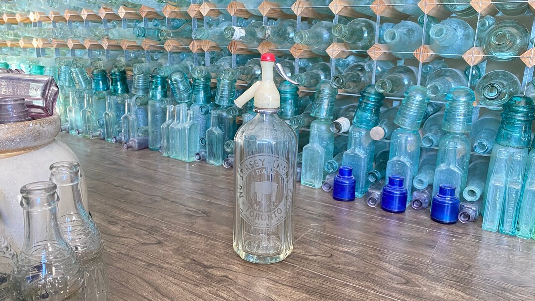 Antique Elephant Soda Seltzer Bottle. Nu-jersey Creme Co. Toronto ...