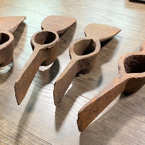 1 Antique Mattock Pickaxe Heads. Vintage Steel Cutting Tools. Logging ...