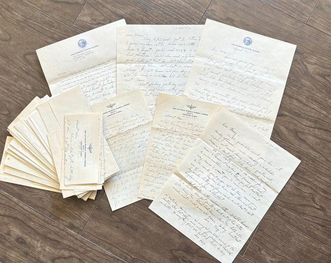 WW2 Love/personal Letters. Vintage Personal Handwritten/typed Documents ...
