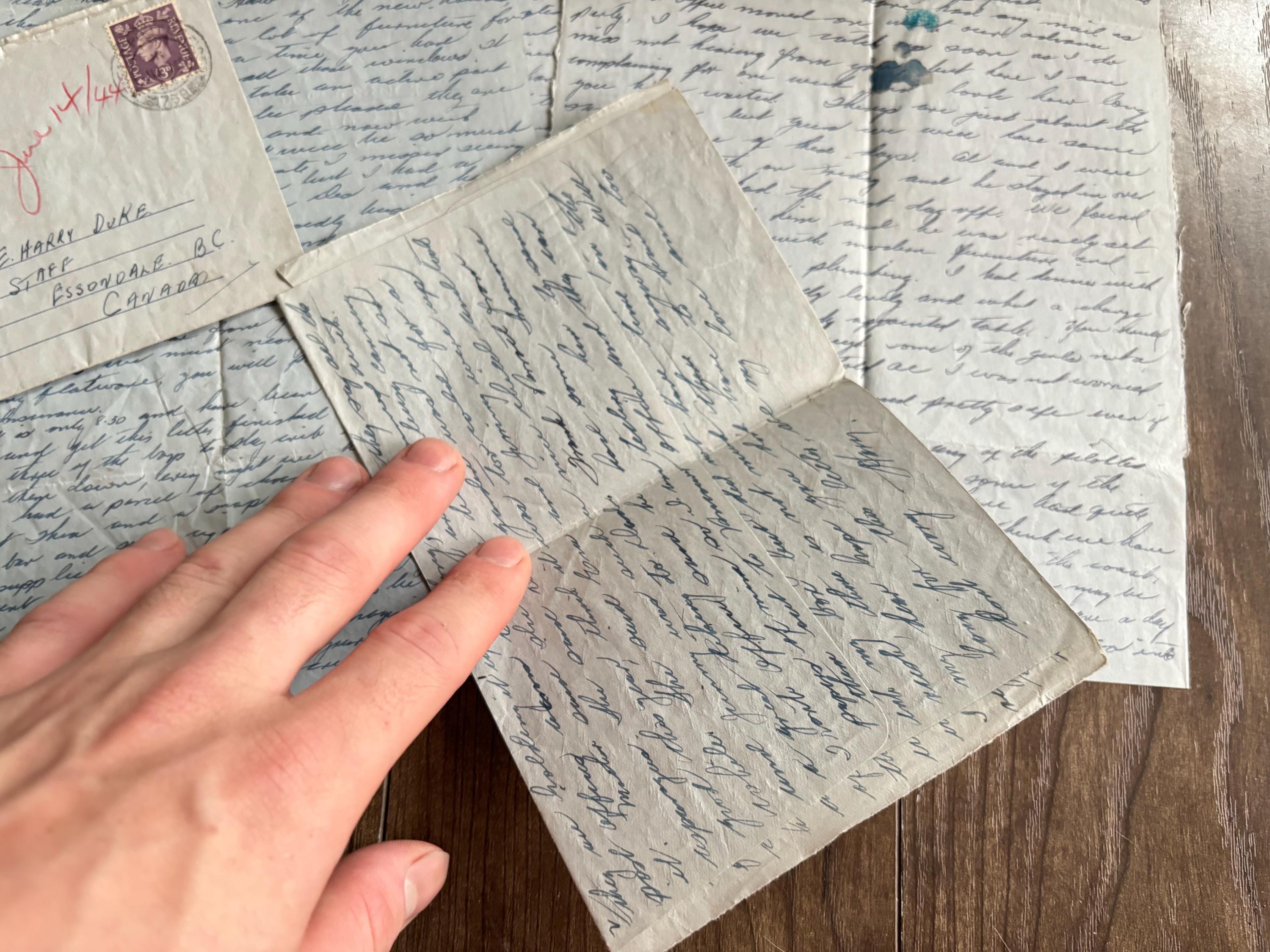 WW2 Letters + Buttons) -antique/ Vintage Sweethearts. Personal ...