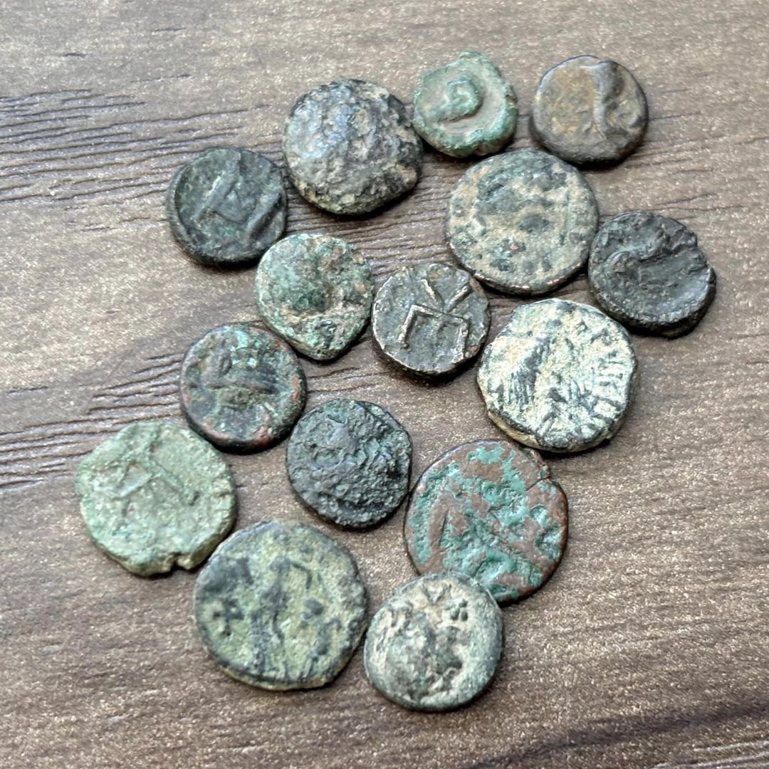 15 TINY Ancient Coins! Roman’s Etc. Coin Lot. Bronze & Copper.600 ...