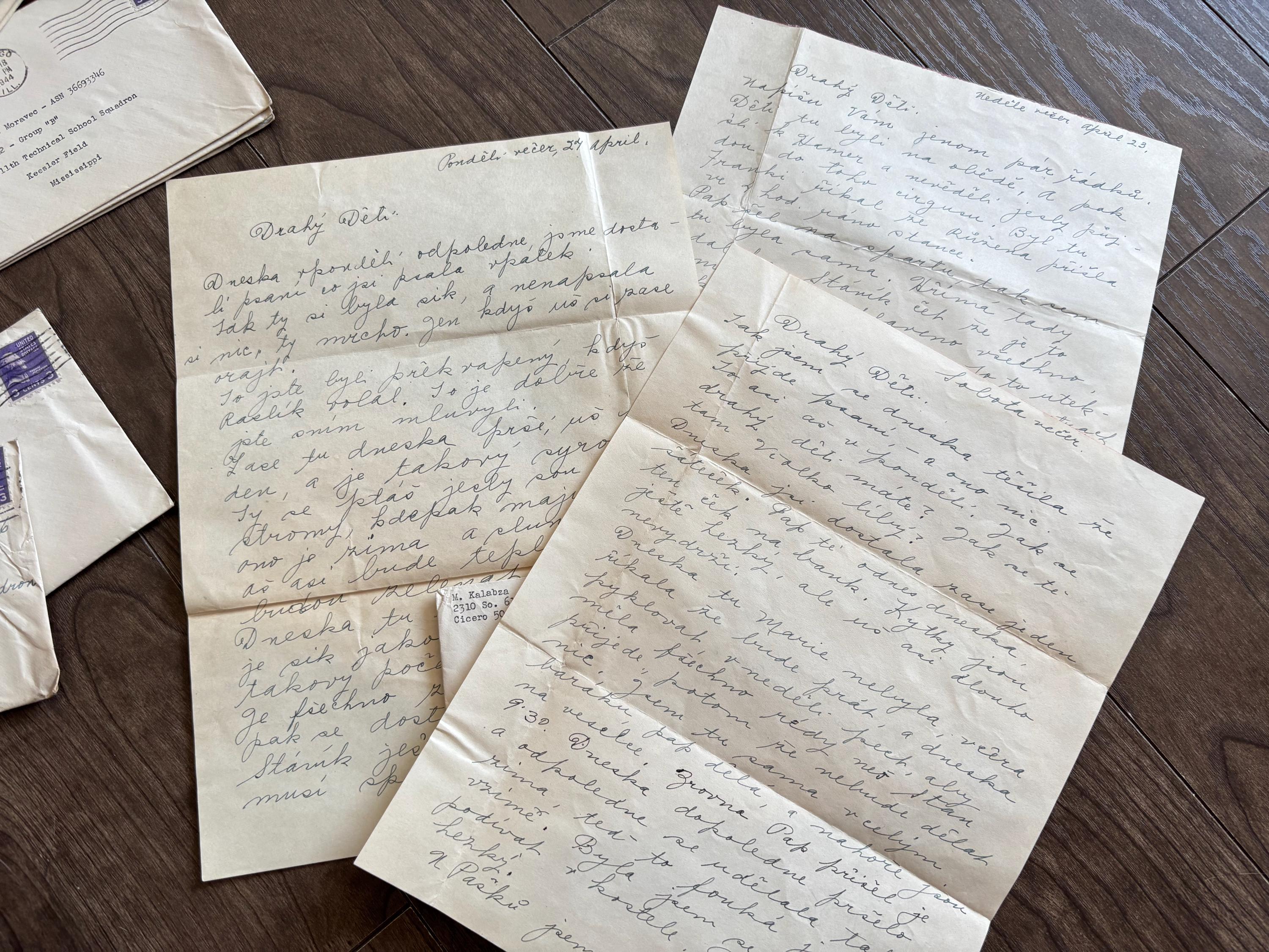 11 Vintage American Letters-1940s German- Handwritten/typed Documents ...