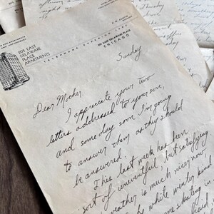 1930s Letter Lot. Antique/vintage Personal Handwritten Documents ...