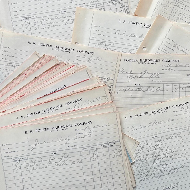 Handwritten Invoice - Etsy