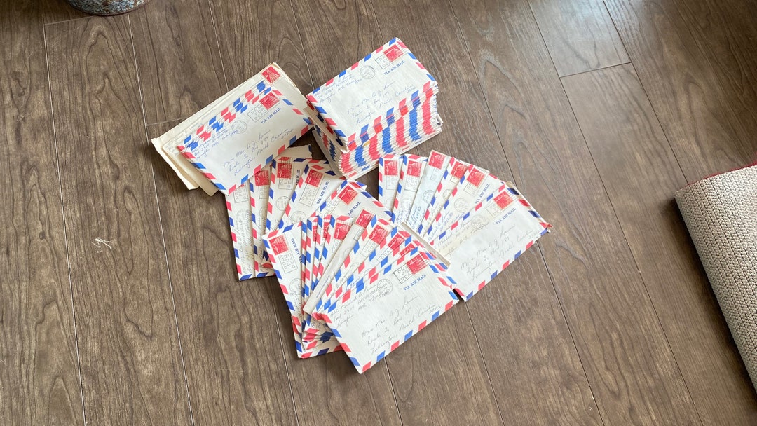 1960s Soldier Letters Personal Handwritten Documents-stamped Envelopes ...