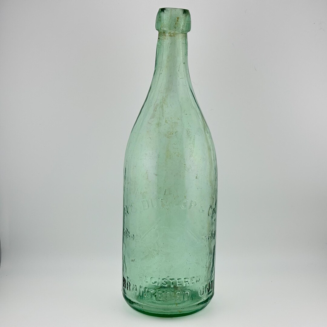 Scarce Antique Soda Bottle. Late 1800s. Aqua/green RS Dunlop & Co ...