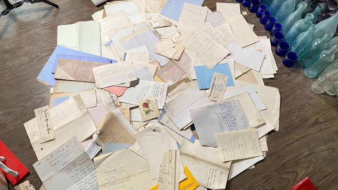 SETS Antique/vintage Scrappy Documents 1860s-1940s Typed/handwritten ...