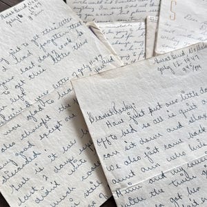 Vintage Letters 1940s Love/personal Handwritten/typed Documents-stamped ...