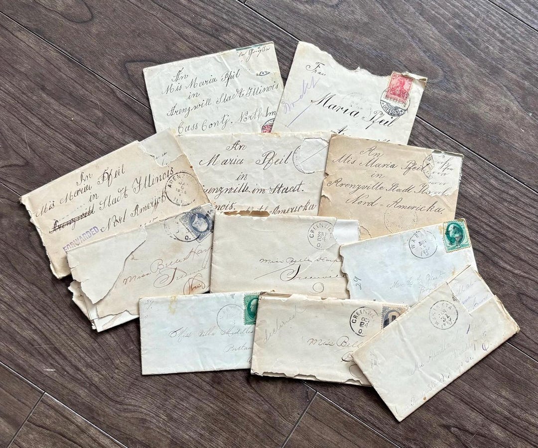 Antique/vintage Postal Lot. Letters/cards. Handwritten Documents ...