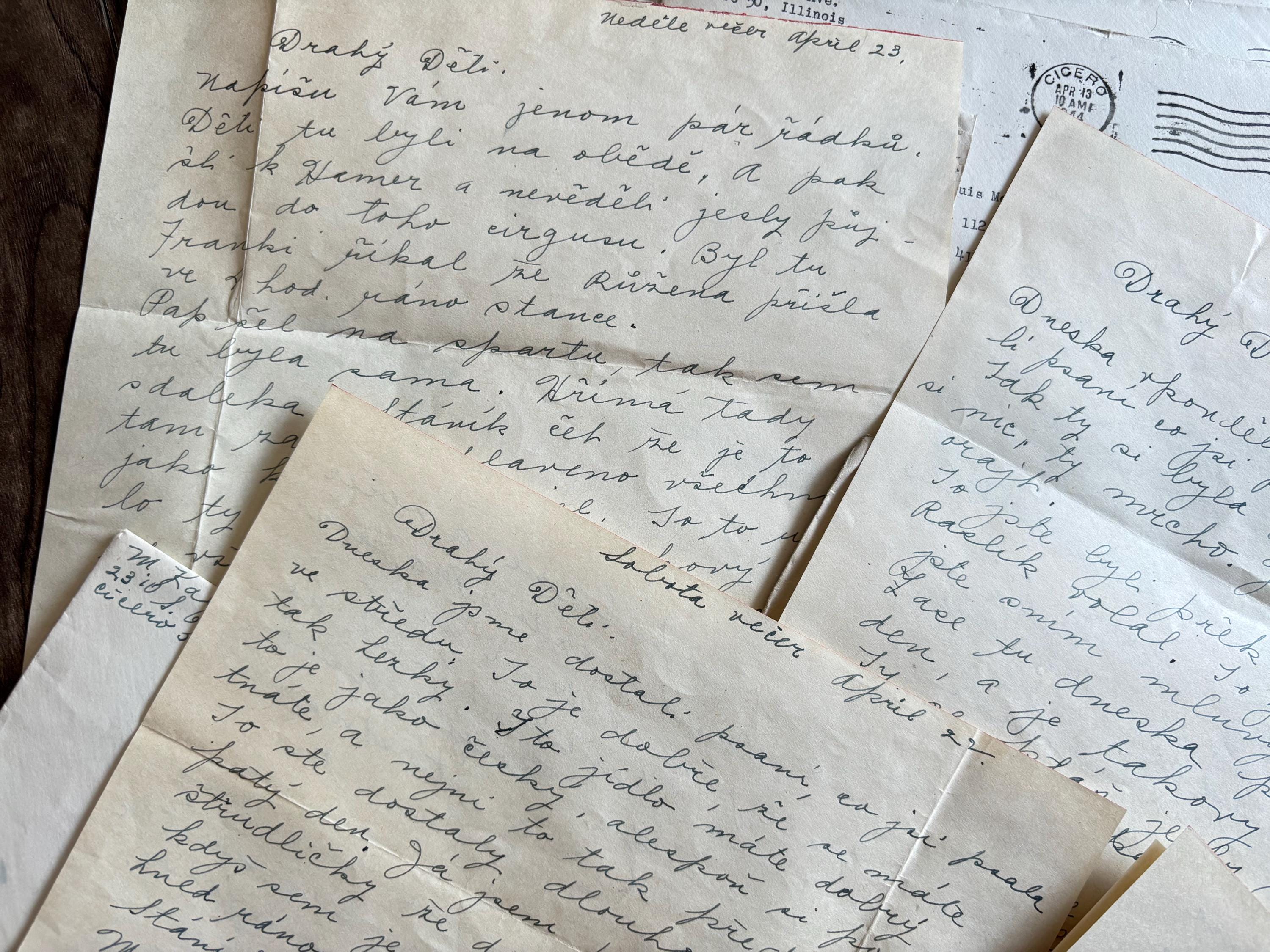 11 Vintage American Letters-1940s German- Handwritten/typed Documents ...