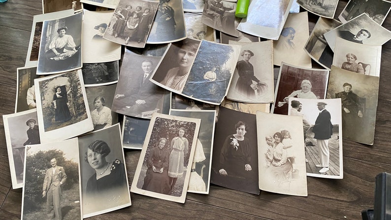 Antique Photo Post Cards 1890s-1920s. Vintage Paper - Etsy