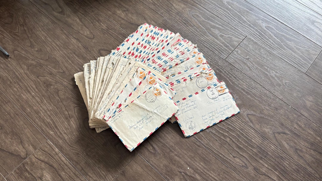 Ww2 Love Letters- Antique/vintage Personal Handwritten Documents ...