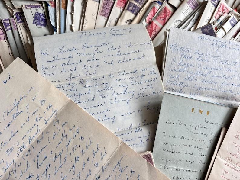 1940s Letters- Antique/vintage Personal Handwritten Documents ...