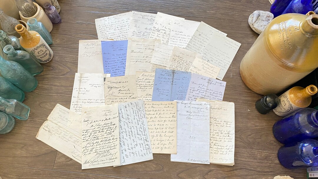 Antique/vintage Documents- (1870s-1920s ) Handwritten Letters ...