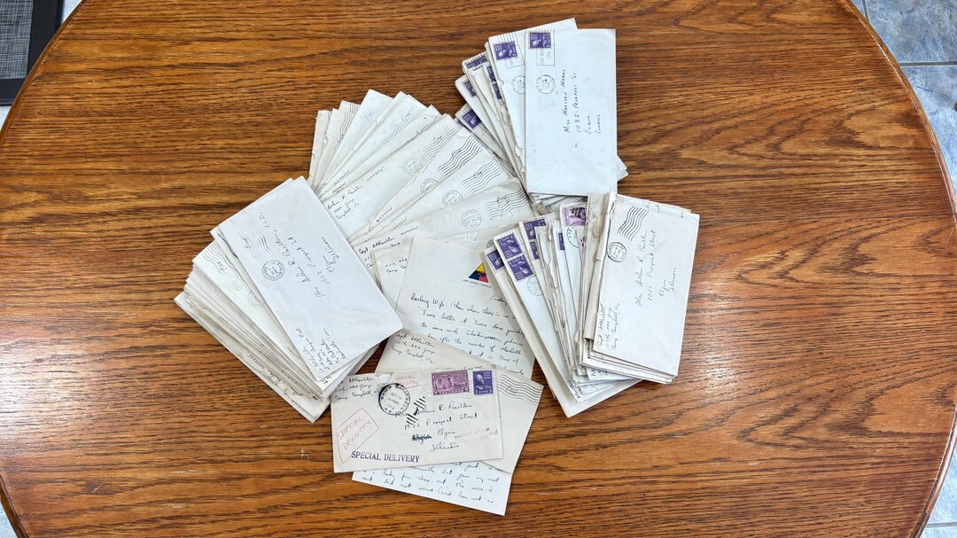 Ww2 Love Letters- Antique/vintage Personal Handwritten Documents. War ...