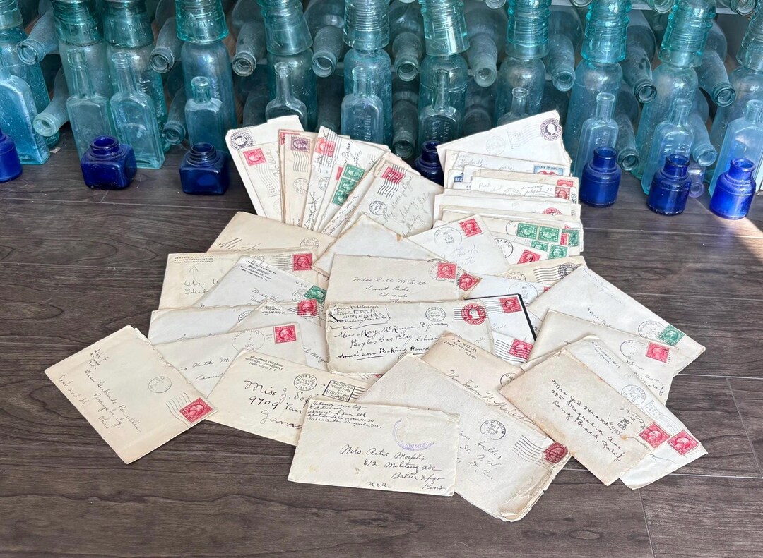 Vintage Letters. 1900-1939. Personal Handwritten/typed Documents ...