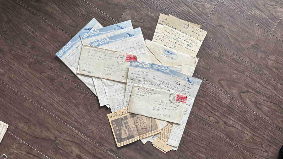 WW2 Letter Lot. B29 Superfortress. Antique/vintage Personal Handwritten ...