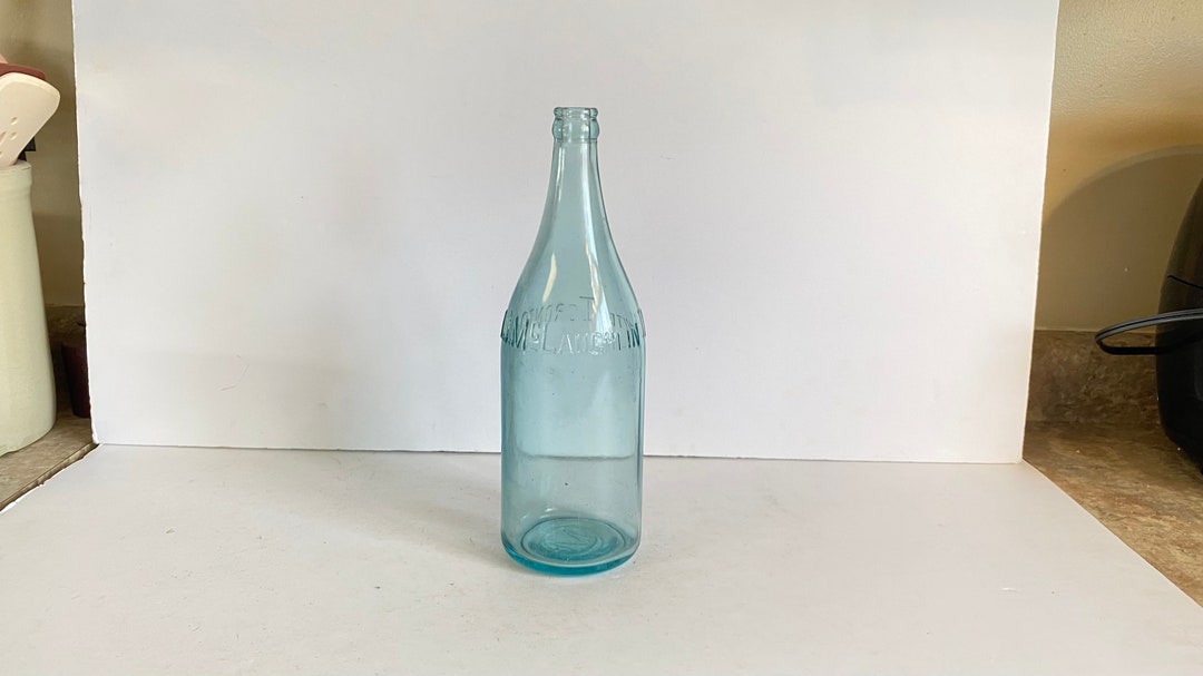 Antique/vintage Quart Soda. Dark Aqua J.J Mclaughlin Toronto Bottle ...
