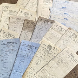 Antique Legal Tax Documents 1880s-1910s Typed/handwritten. Fountain Pen ...