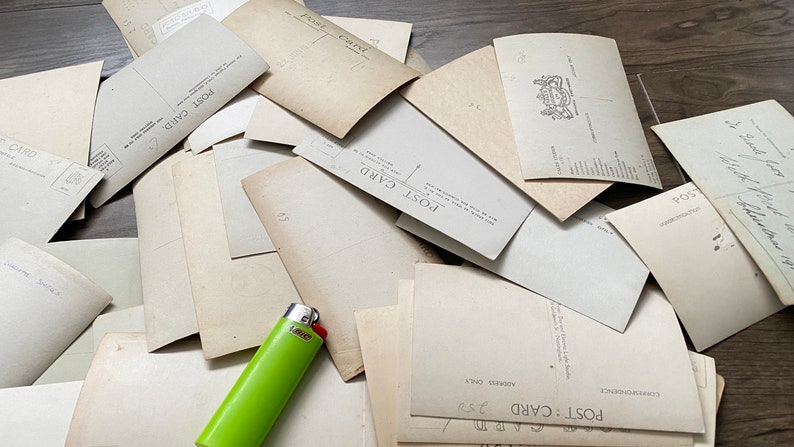 Antique Photo Post Cards 1890s-1920s. Vintage Paper - Etsy