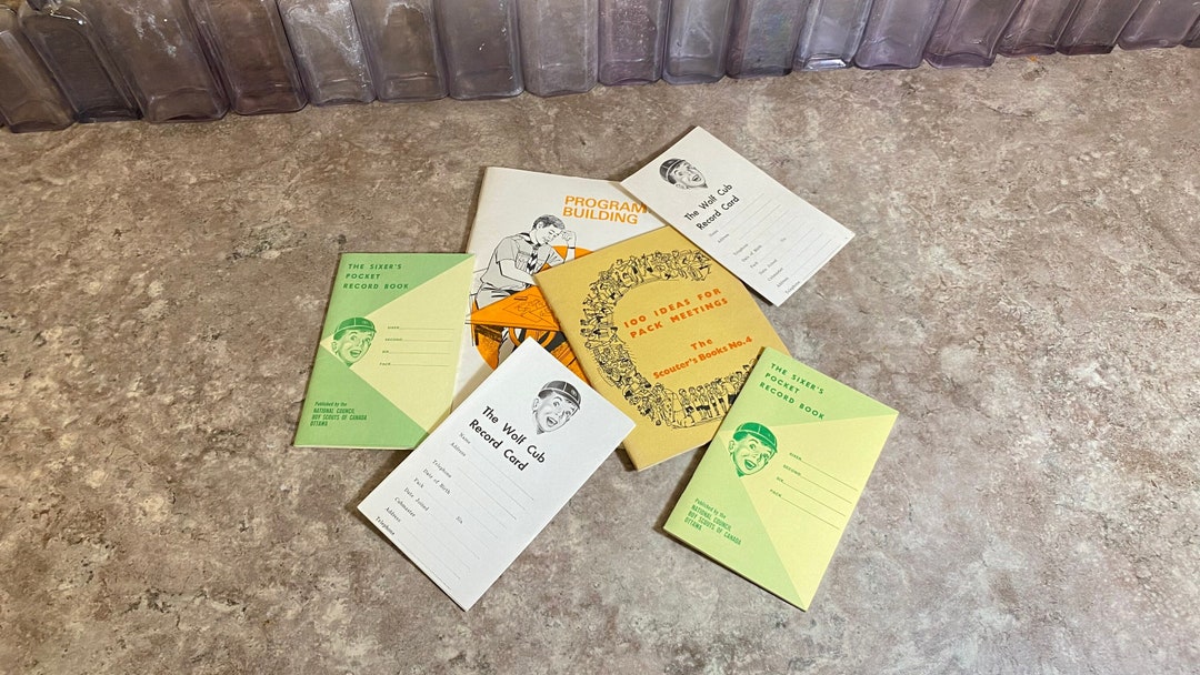 SET OF 6) Vintage Scouting Booklets. 1950’s/1960’s Troop Pack Books ...