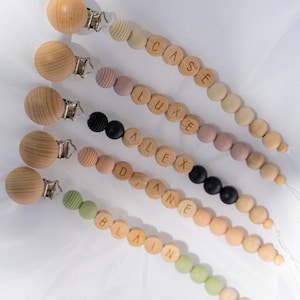 NEUTRAL Pacifier Clip -super Cute, Super Neutral - Personalized - Etsy