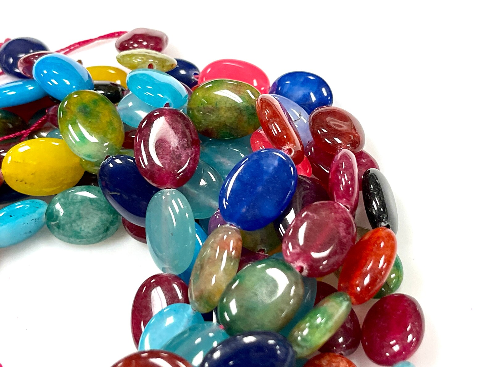 Agata natural multicolor piedra preciosa de gran tamaño - Etsy España