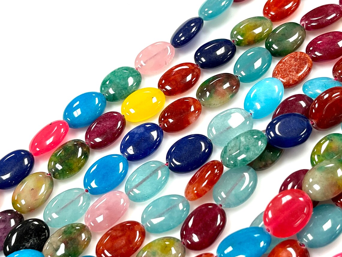 Agata natural multicolor piedra preciosa de gran tamaño - Etsy España