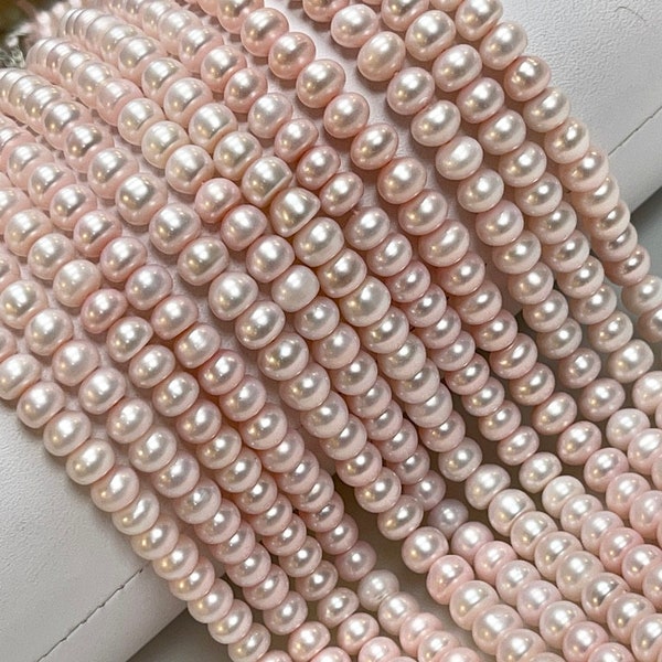 Pink Pearl Necklace - Etsy