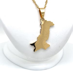 Pakistan Map Necklace - Etsy