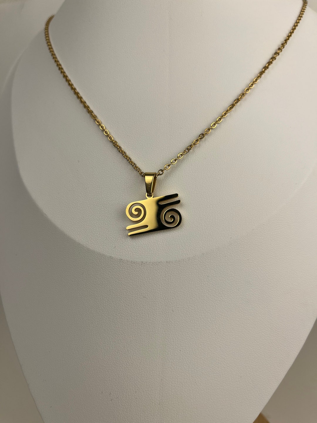 Gyawu Atiko Necklace - Ancient African Adinkra Symbol From the Akan ...