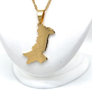 Pakistan Map Necklace - Etsy