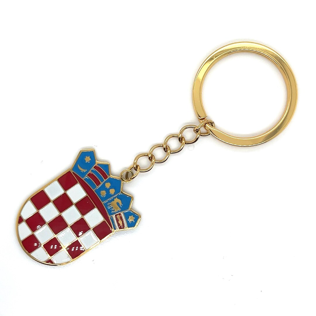Croatia Coat of Arms Keychain - Large Size Keyring of the Grb Republike ...