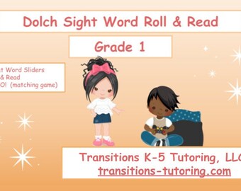 Printable First Grade Dolch Sight Words Flash Cards, 41 Words INSTANT ...