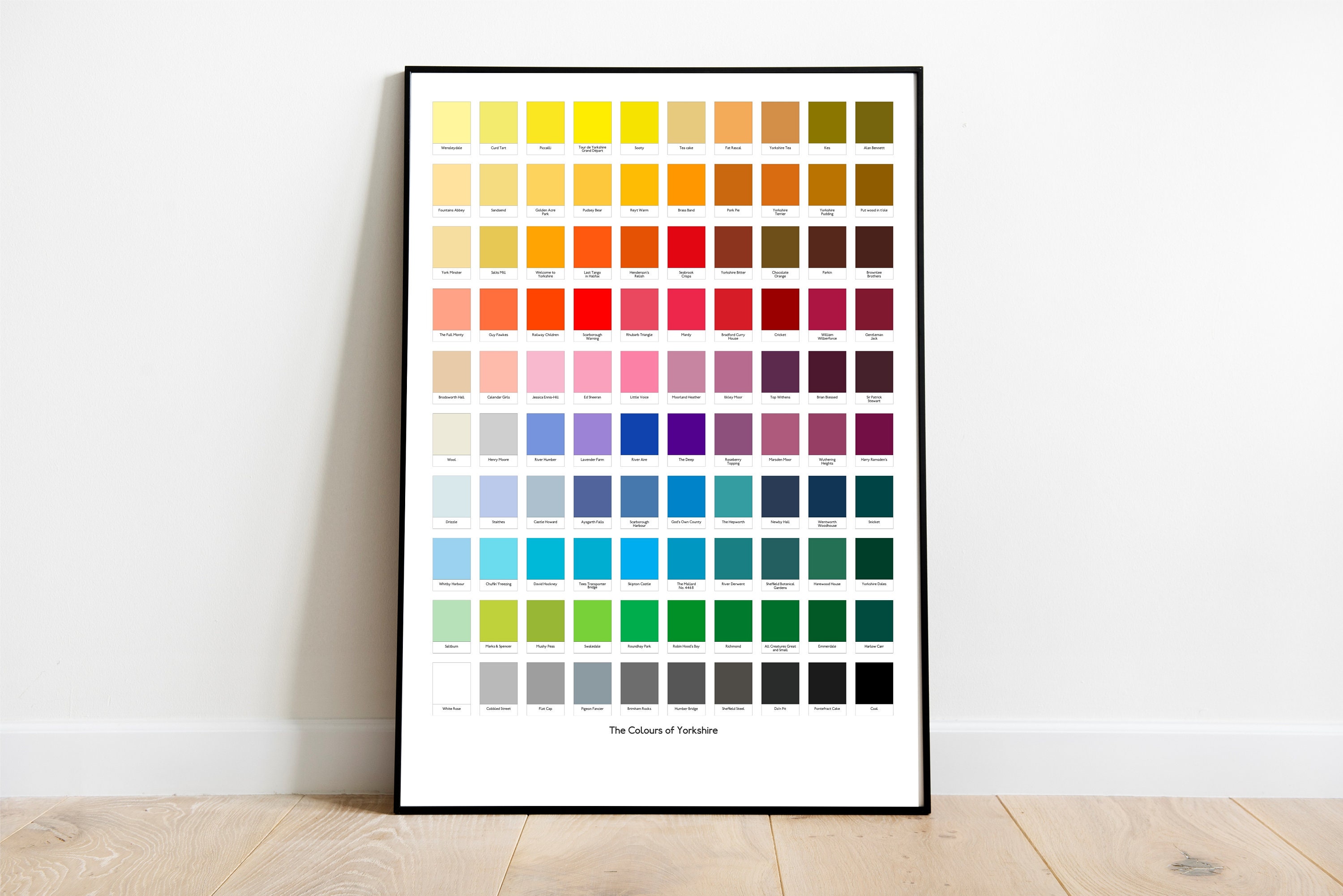The Colours of Yorkshire - Etsy UK