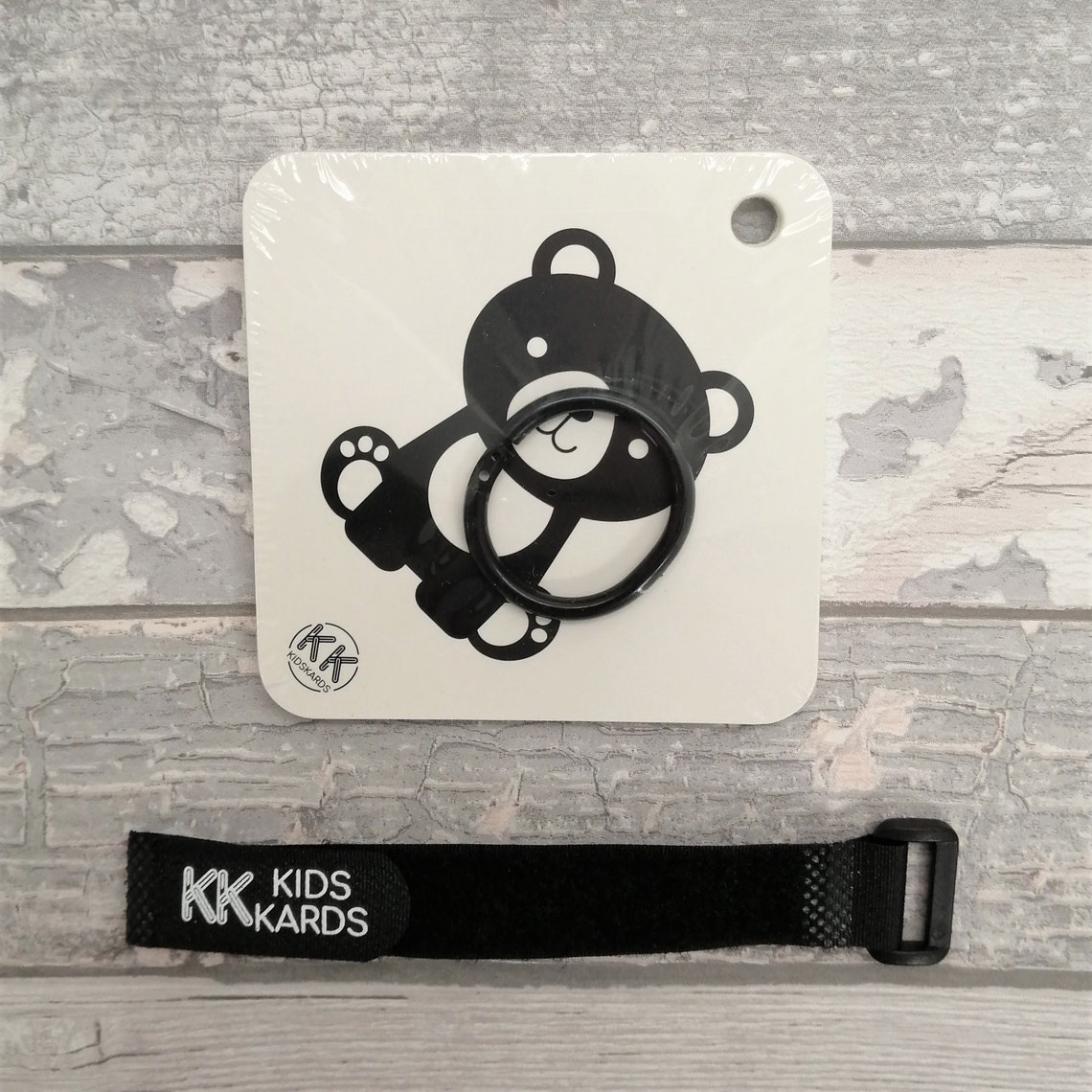 NEW Travel Stroller Ring Black White Baby Sensory Development Flash ...