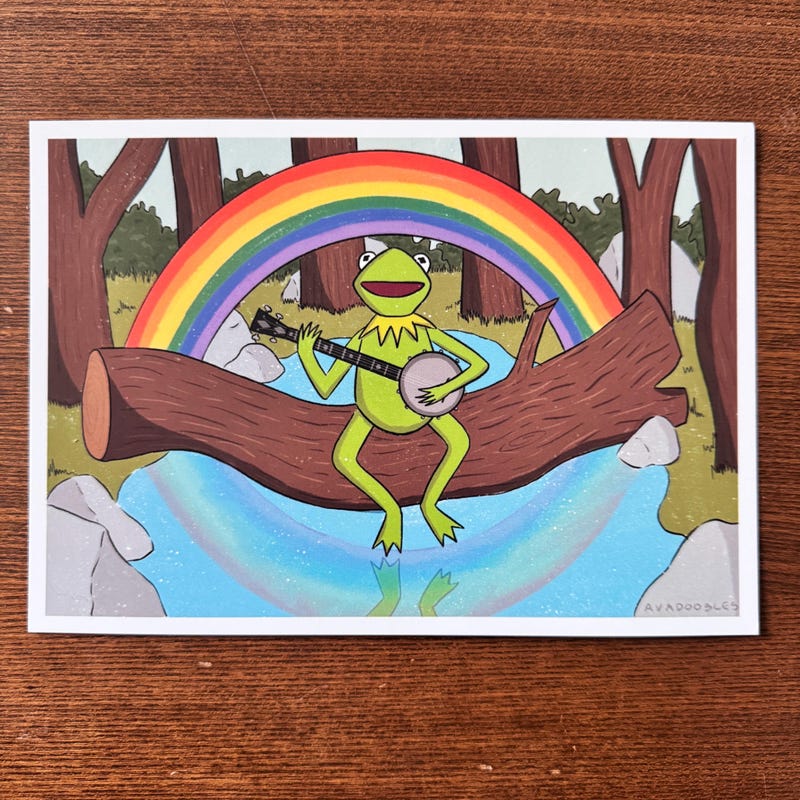 Rainbow Connection Print - Etsy
