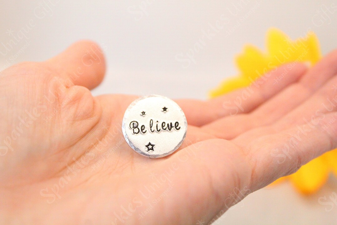 Lapel Believe Badge, Anxiety Relief Badge, Worry Pin Clasp, You've Got ...