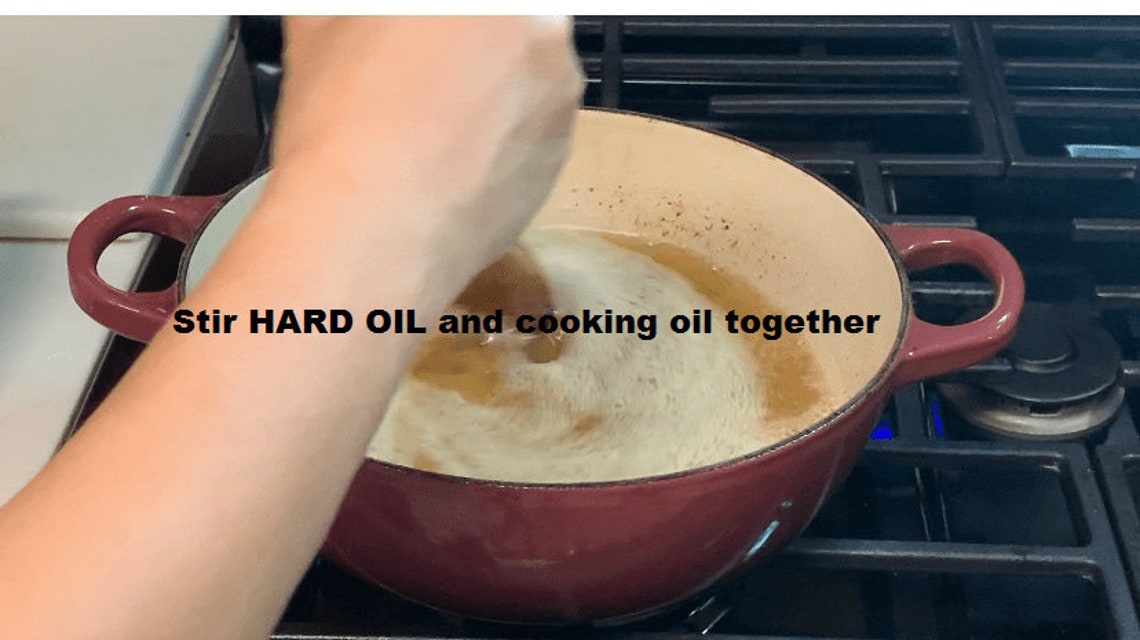 HARD OIL® Cooking Disposal Made Easy Plant-based Cooking Oil - Etsy