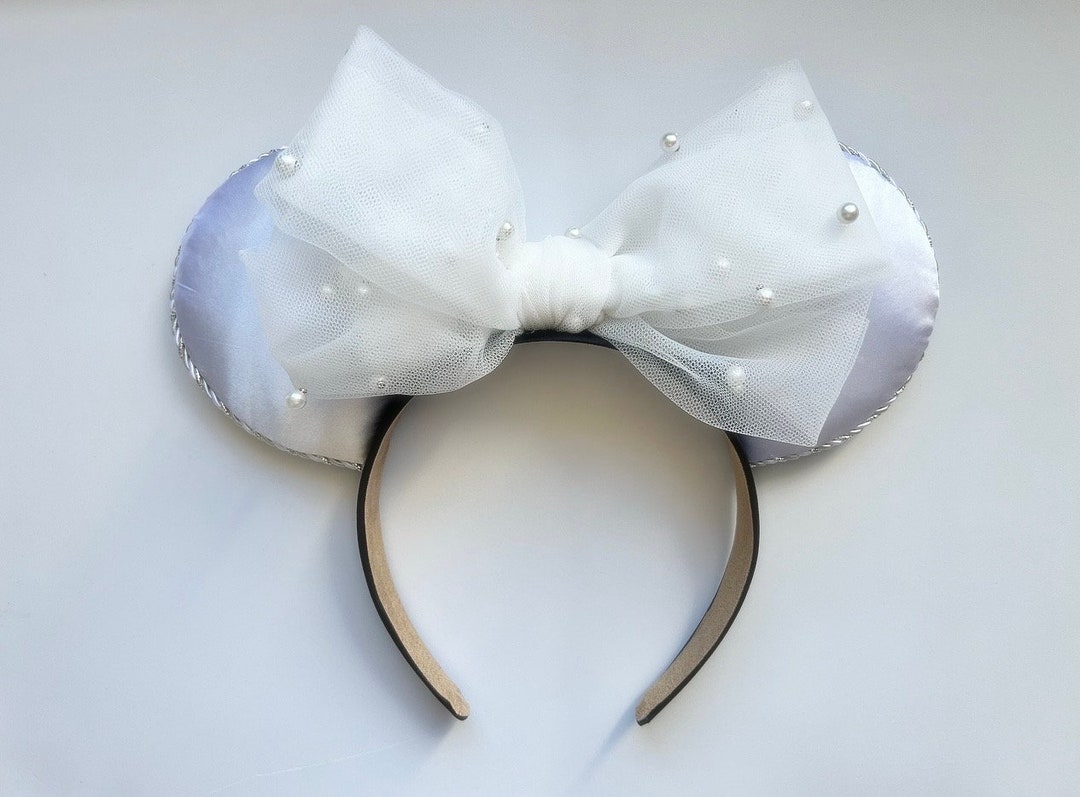 Disney Bride Minnie Ears, Bridal Minnie Ears, Disney Wedding Ears ...