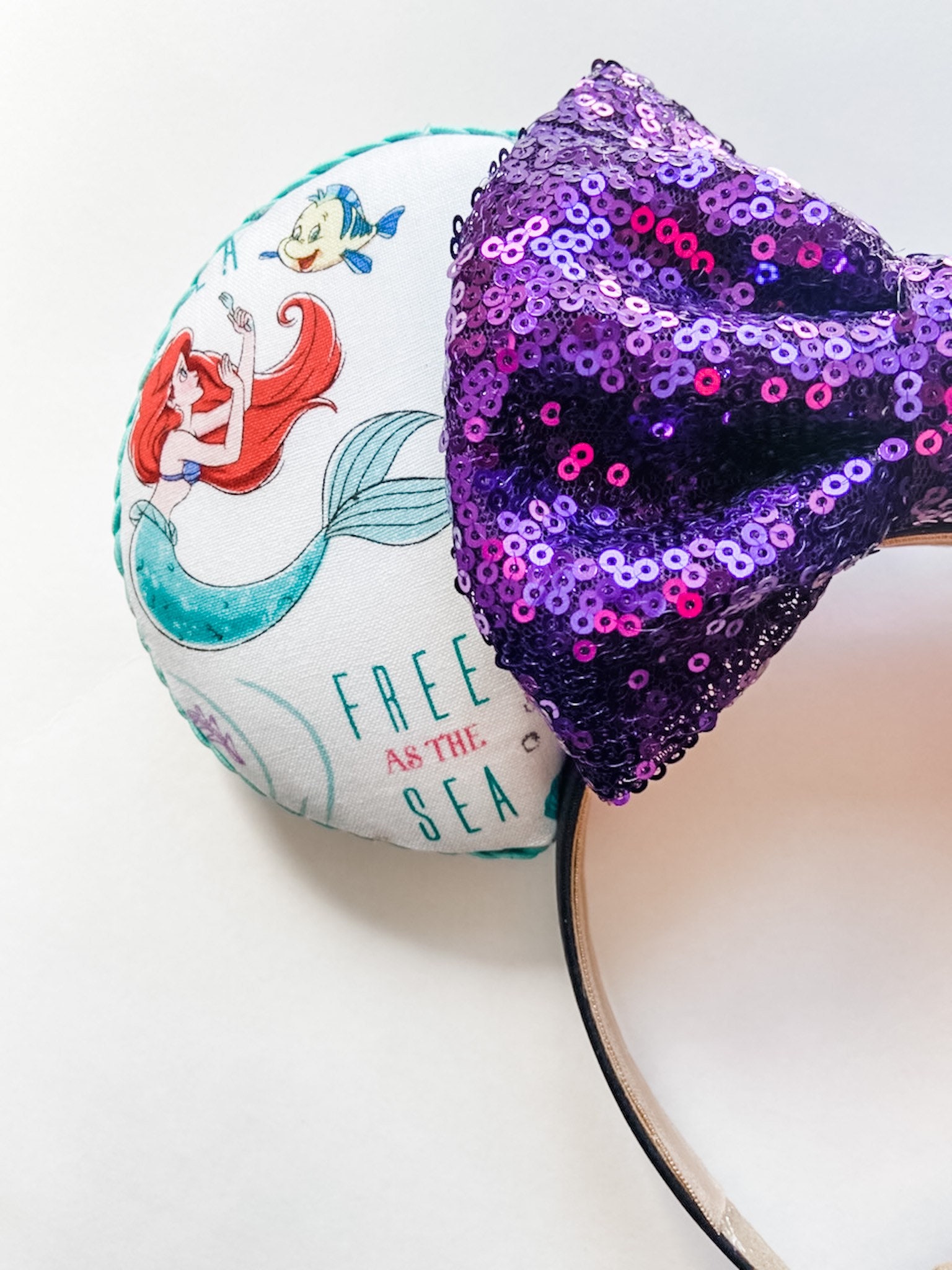 Little Mermaid Inspired Ears Little Mermaid Minnie Ears - Etsy