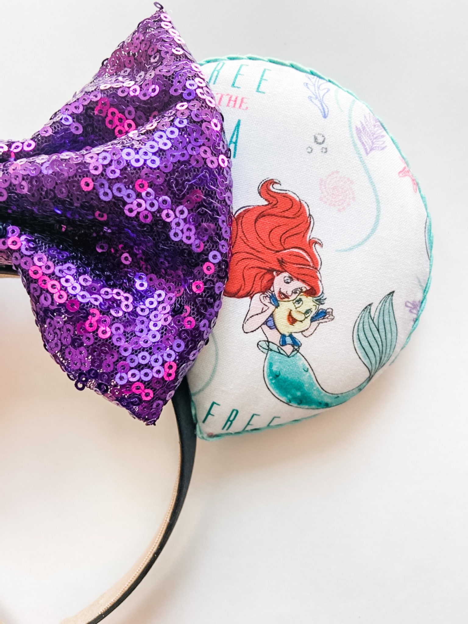 Little Mermaid Inspired Ears Little Mermaid Minnie Ears - Etsy